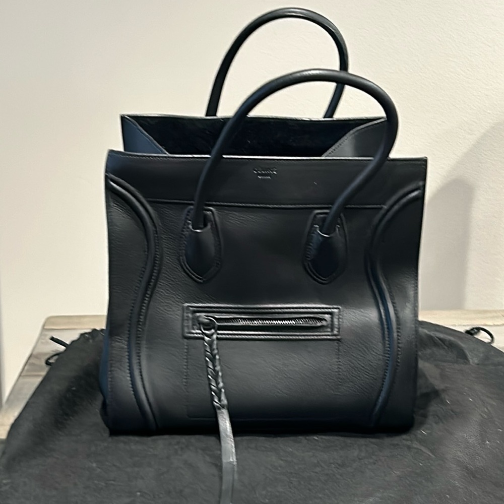 Celine Phantom Black Luggage Tote - Gem